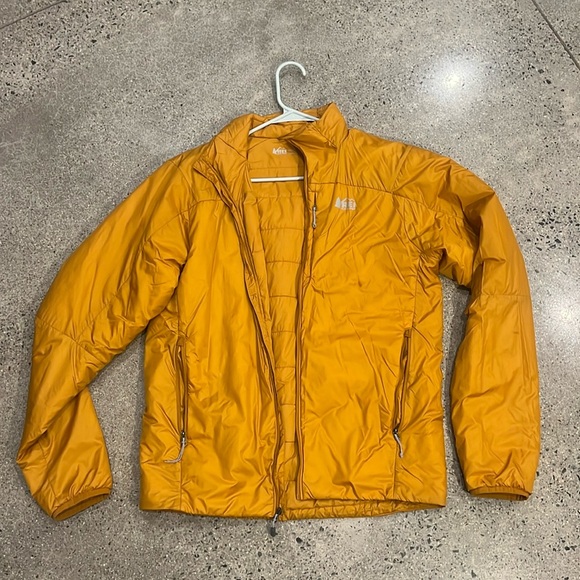 REI | Jackets & Coats | Rei Puffer Jacket In Mustard | Poshmark